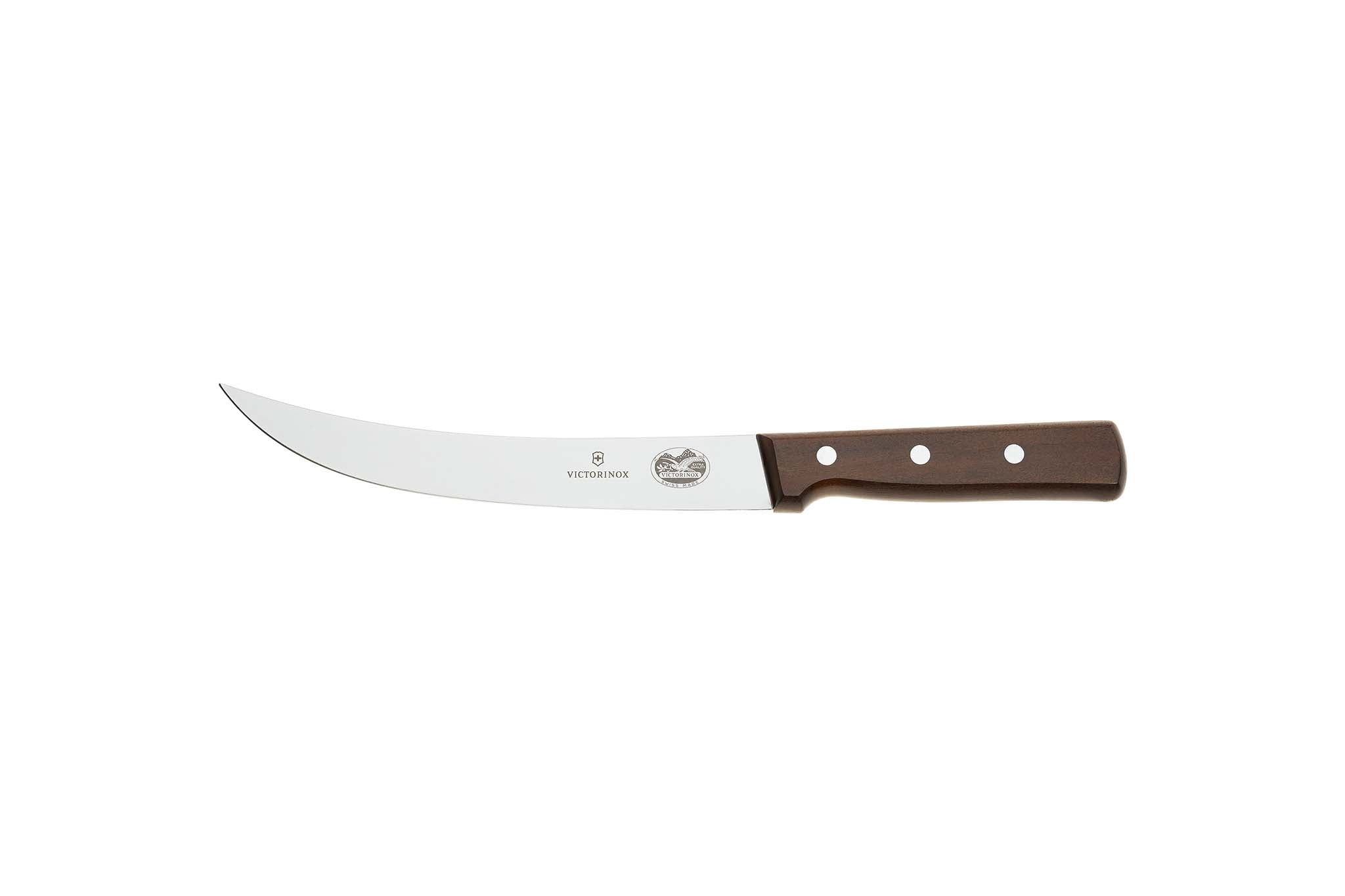 Cutit de feliat si transat carne Victorinox 5.7200.20, maner din lemn ...